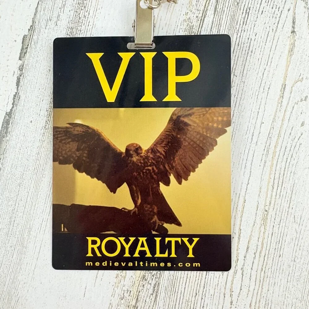 Medieval Times | Jewelry | Medieval Times Vip Badge With Lanyard Falcon ...